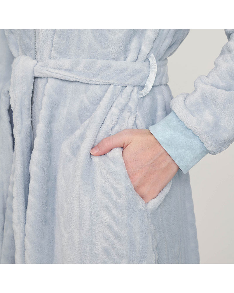 Bata Mujer Invierno Borreguillo MuyDeMi Trenzas con la mejor oferta Talla S Color Gris