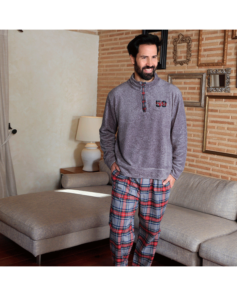 Pijama Invierno Hombre Coralina Leo de Blanca Hernández barato Talla M ...