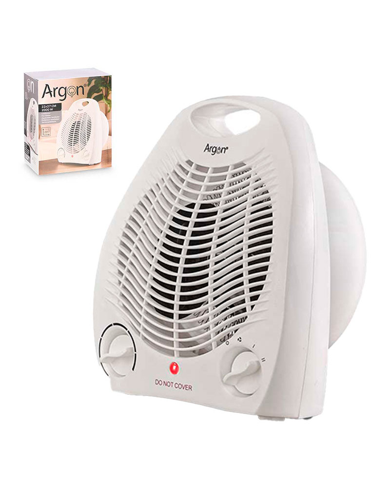 Calefactor ventilador 2000W regulable barato y fiable