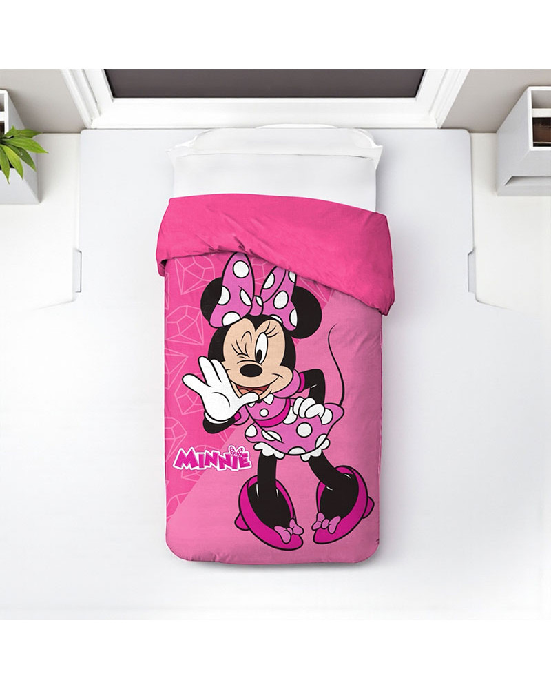 Edredón Nórdico Estampado Minnie Mouse Lazo a precio barato Color Rosa ...