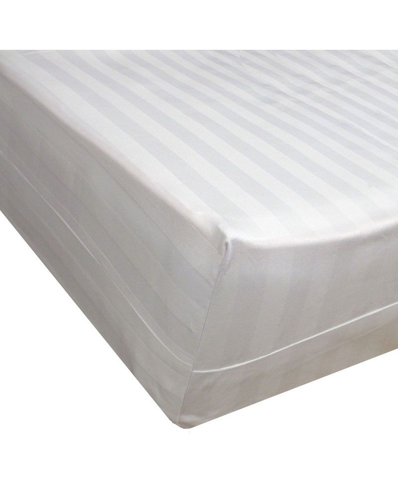 Funda colchón cuti saten de algodón económica Color Blanco Medidas 80cm