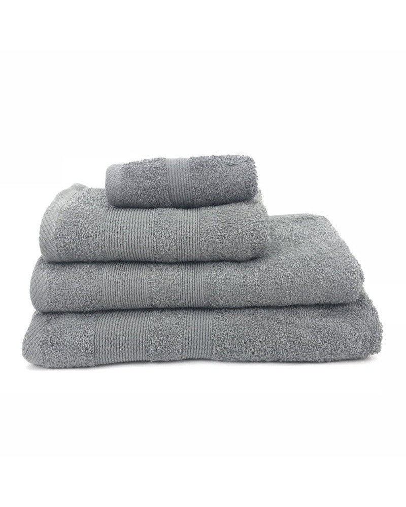 Toalla rizo americano 100 % algodón barata Color Gris Medidas Toalla ...